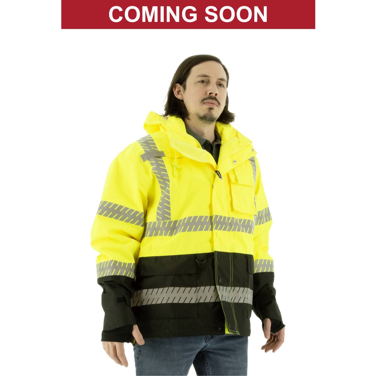 High Visibility Jackets & Coats | Reflective Safety Gear - Majestic ...